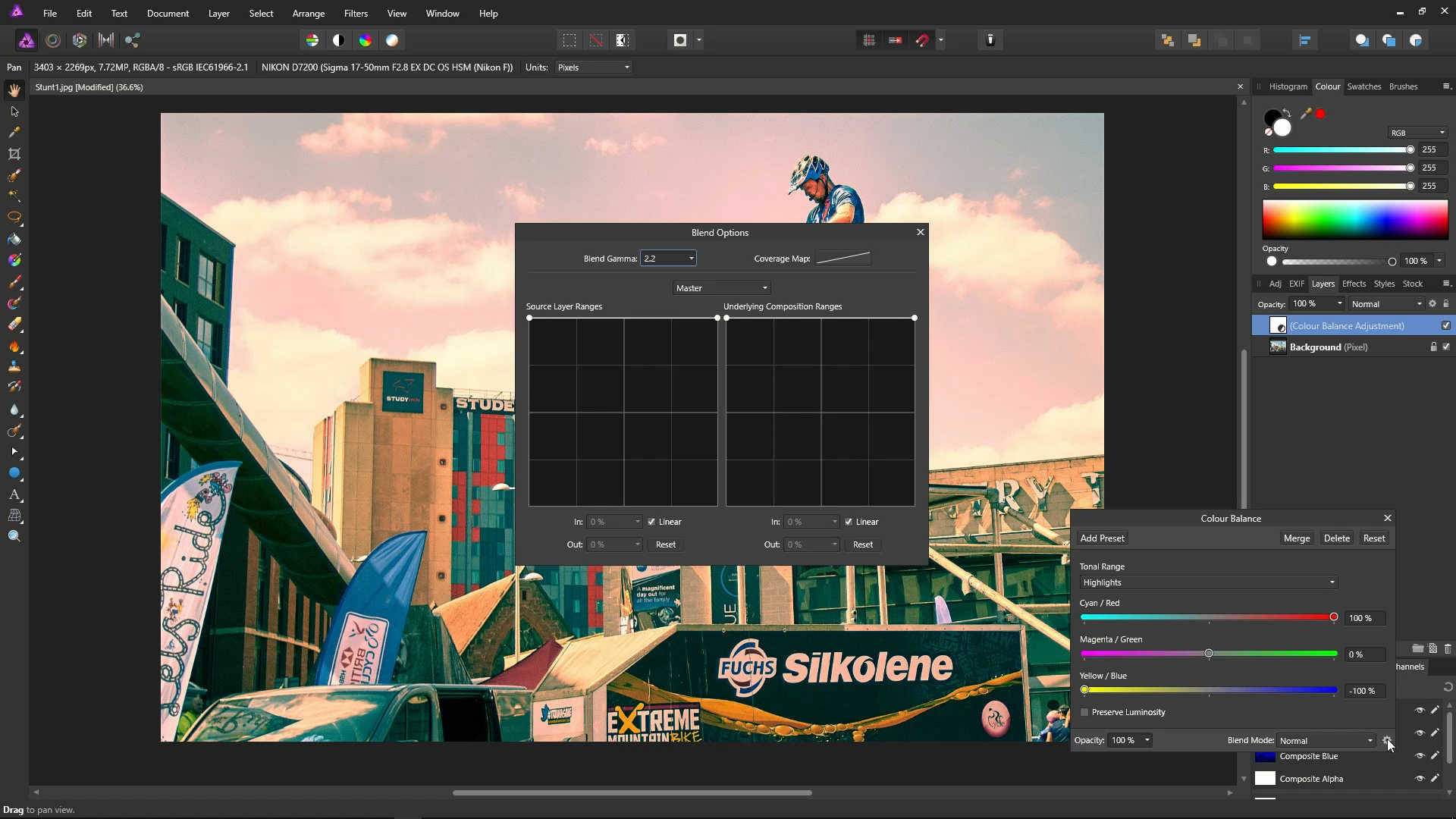 Part 4 | Affinity Photo : Blend Ranges Tutorial | Tutorials | Scott ...