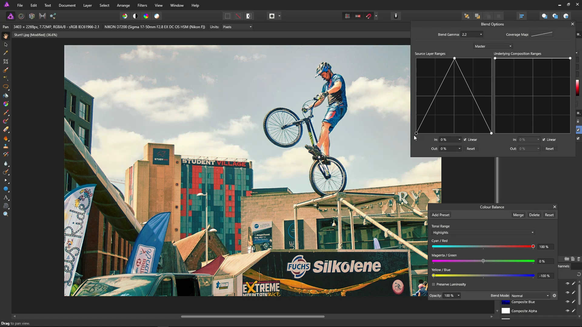 Part 4 | Affinity Photo : Blend Ranges Tutorial | Tutorials | Scott ...